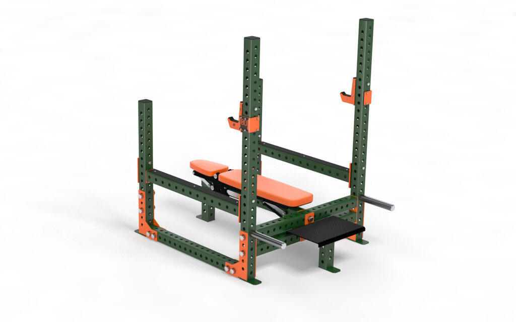 80A00009 ADJUSTABLE BENCH PRESS – Devine Fitness Equipment